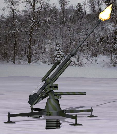 88mm Flak gun - WWII German 3D model | CGTrader