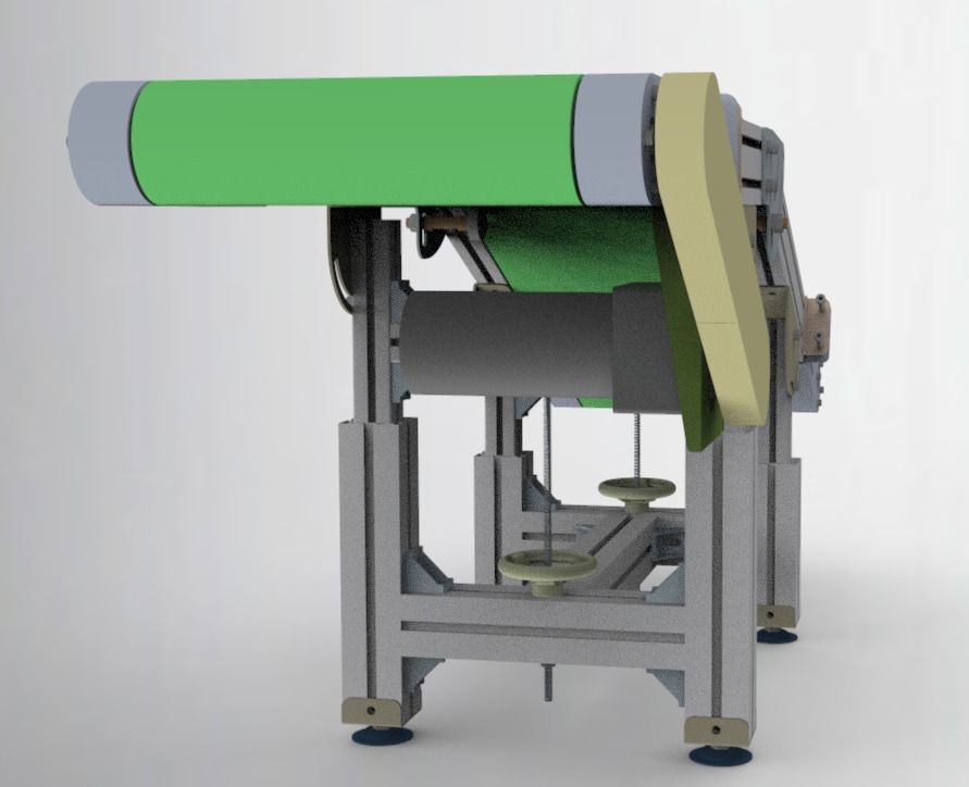 Height and Angle adjustable conveyor 3D model | CGTrader