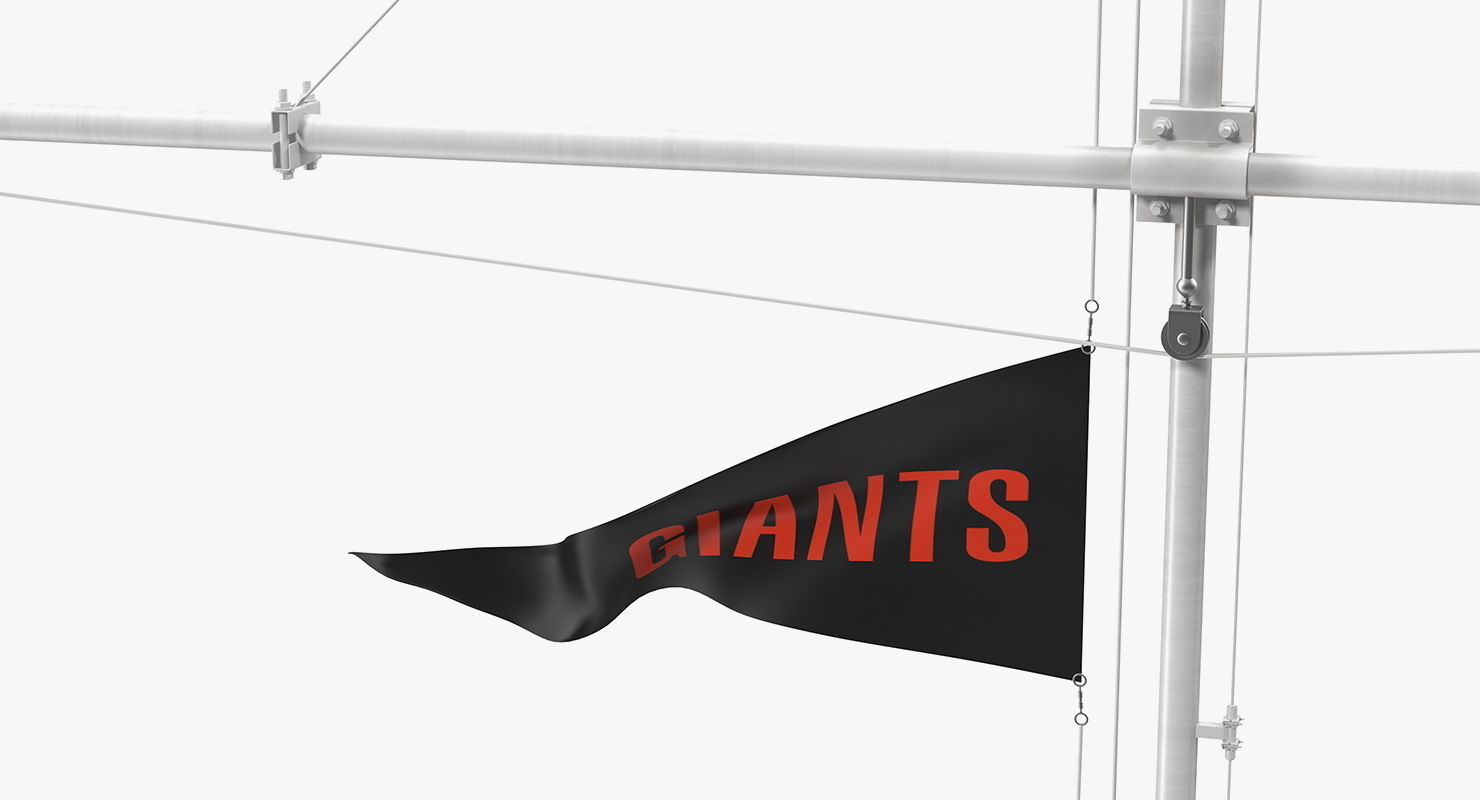 Stadium Flagpole 3D model | CGTrader