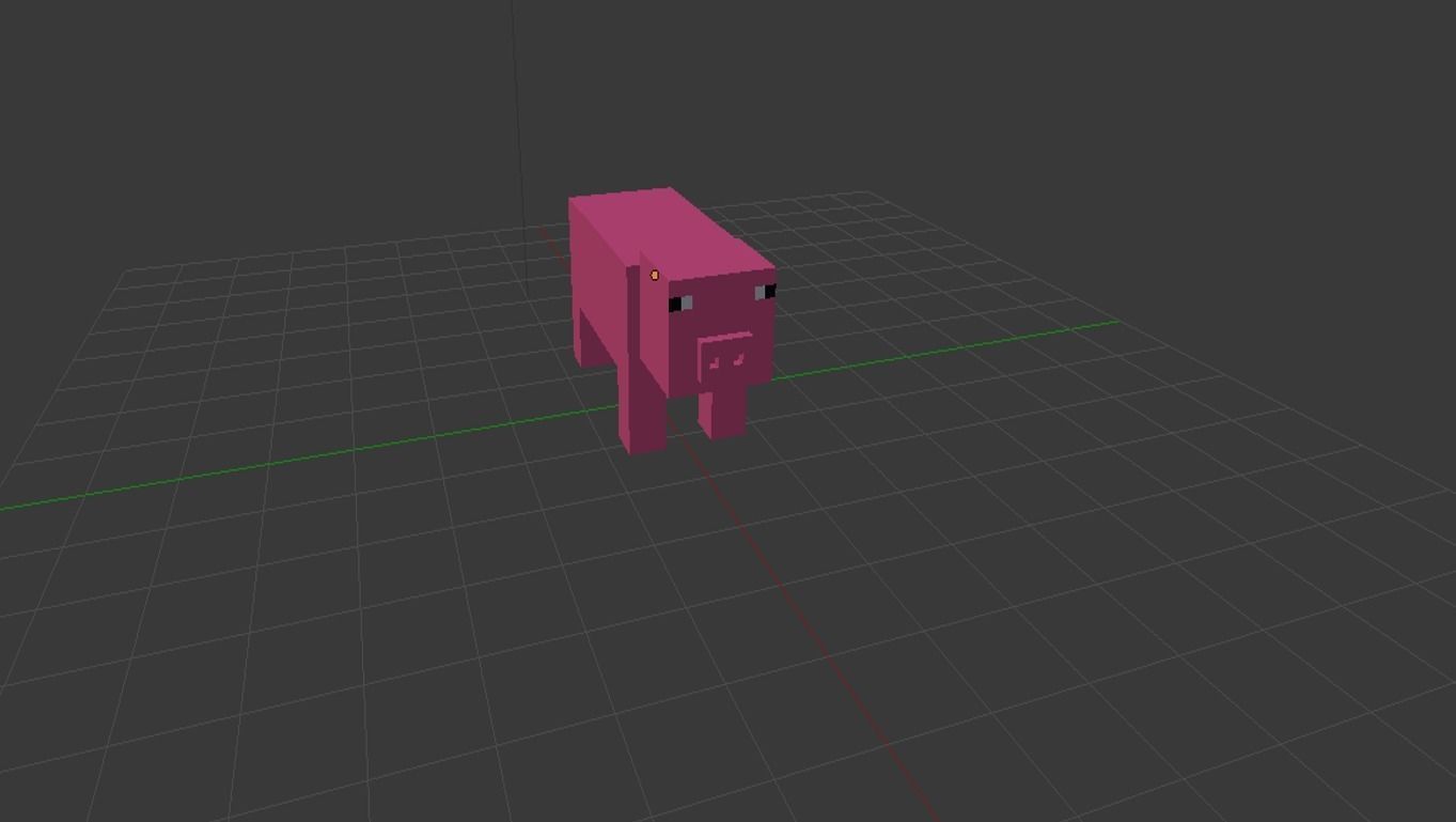 Minecraft Pig 3D model | CGTrader
