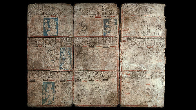 3D model Codex Mayan Low Poly PBR VR / AR / low-poly | CGTrader