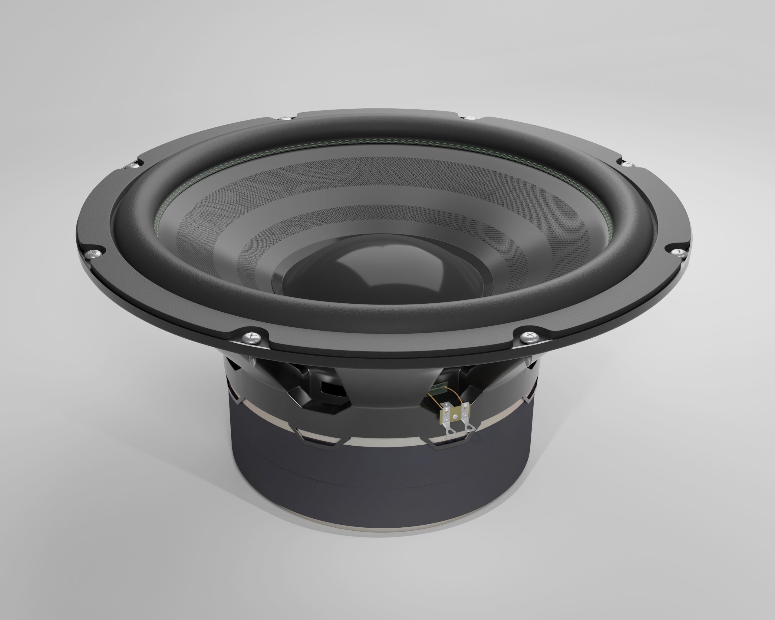 Subwoofer speaker 3D model rigged | CGTrader