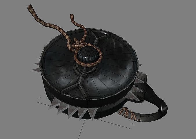 3D model shuriken sekiro low polygon VR / AR / low-poly | CGTrader