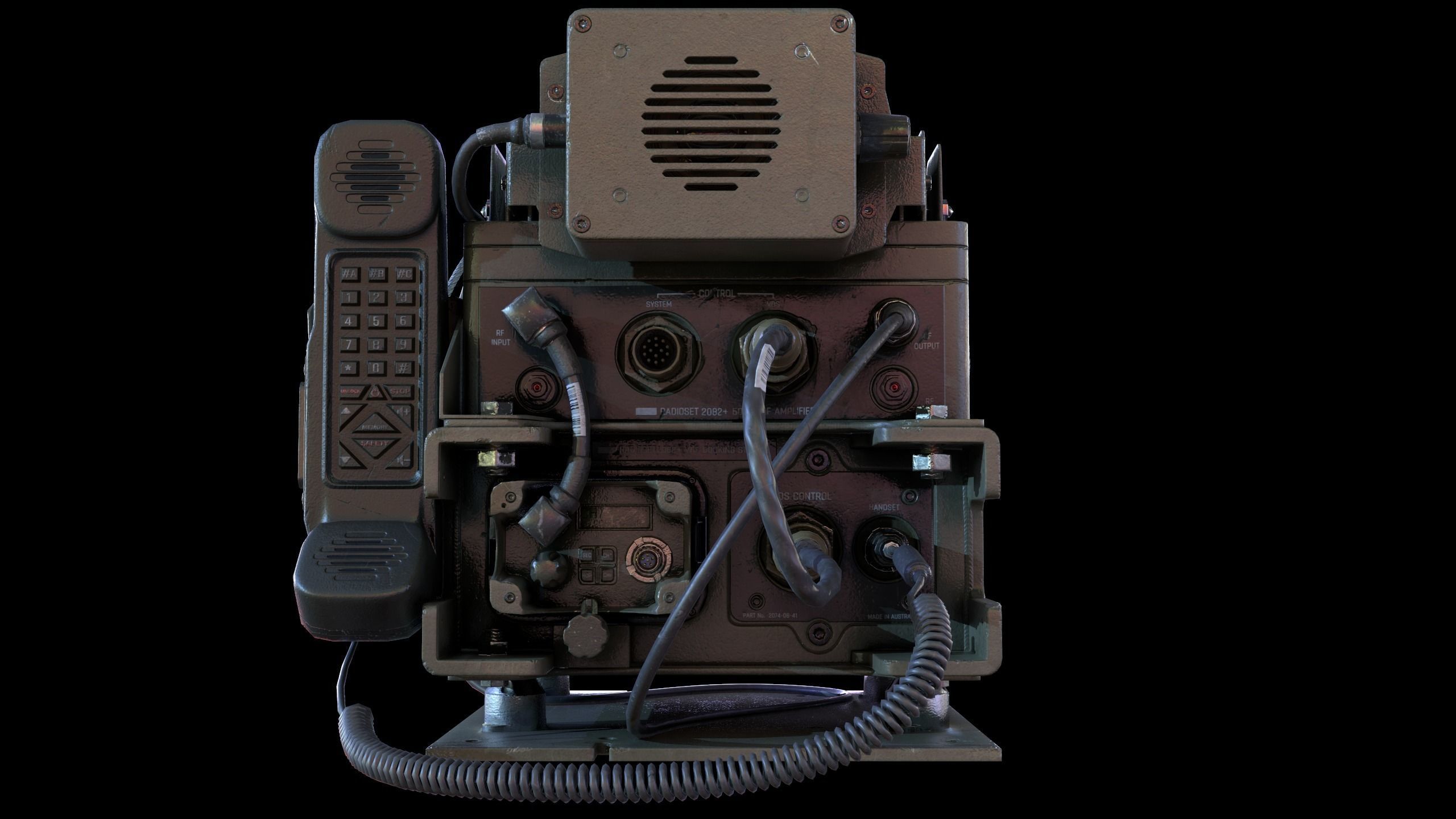 3D model Military radiostation PRC-2082 VR / AR / low-poly | CGTrader