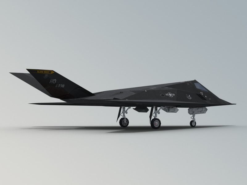 3D model Lockheed Martin F-117A Nighthawk VR / AR / low-poly | CGTrader