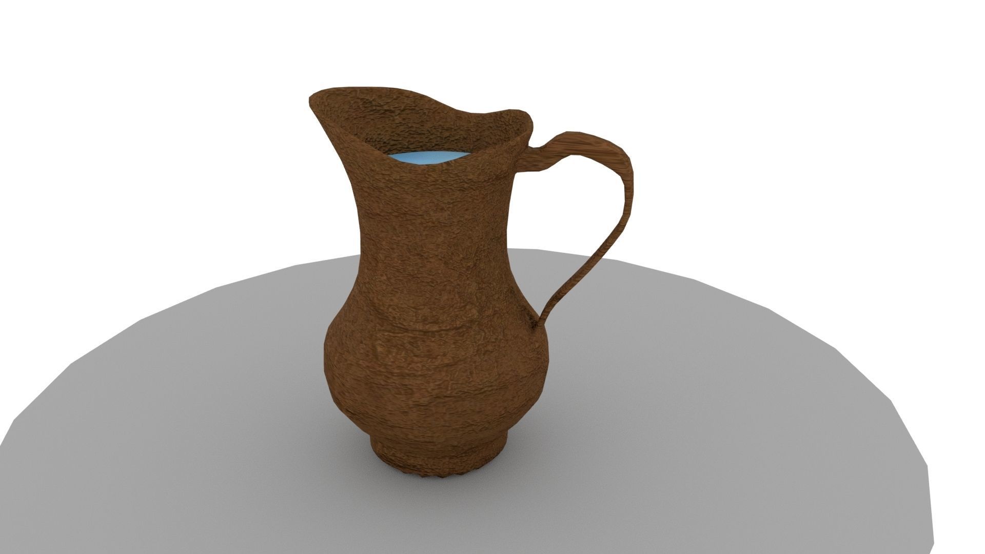 Jug 3d model lowpoly texture material game ready free VR / AR / low ...