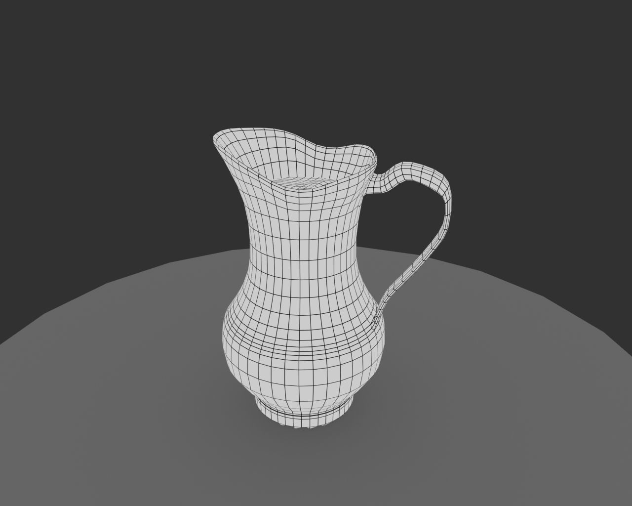Jug 3d model lowpoly texture material game ready free VR / AR / low ...