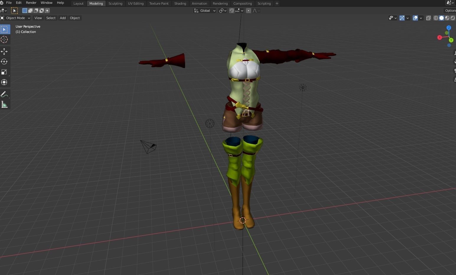 3D model Elfa Arquera High Elf Archer GOBLIN SLAYER VR / AR / low-poly ...
