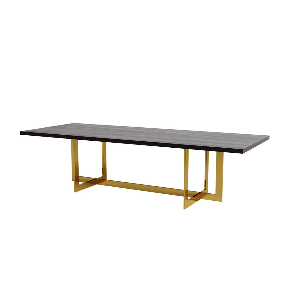 LINEAR RECTANGULAR DINING TABLE RH 3D model | CGTrader