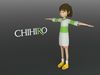 Chihiro cartoon girl free 3D model | CGTrader