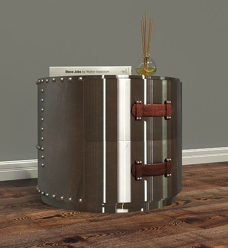 bedside table free 3D model | CGTrader