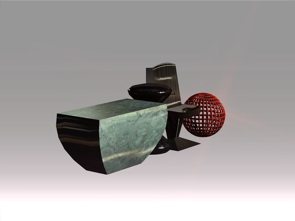 3D model Random Geometry low poly models collection VR / AR / low-poly ...