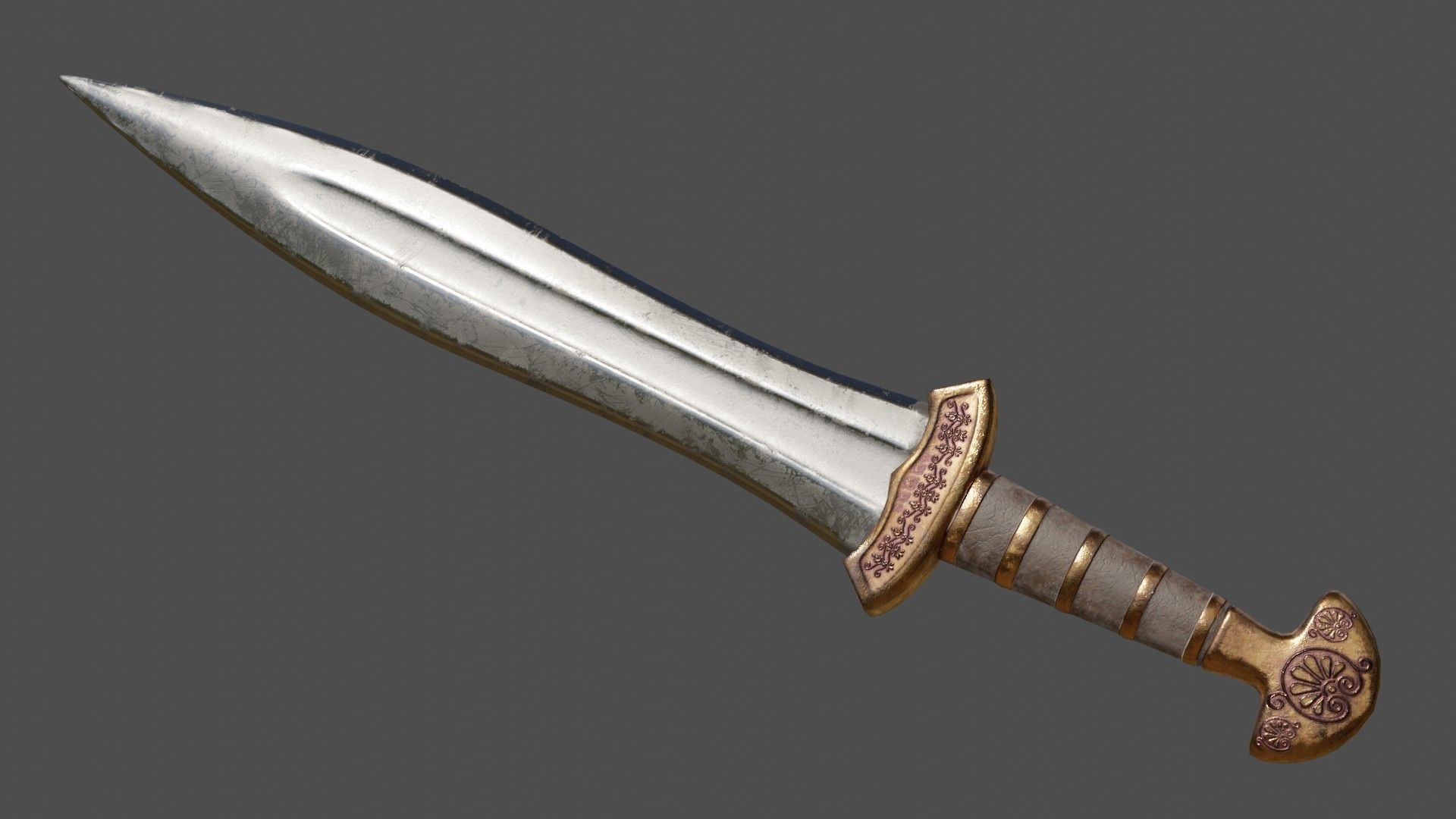 3D model Xiphos sword VR / AR / low-poly | CGTrader