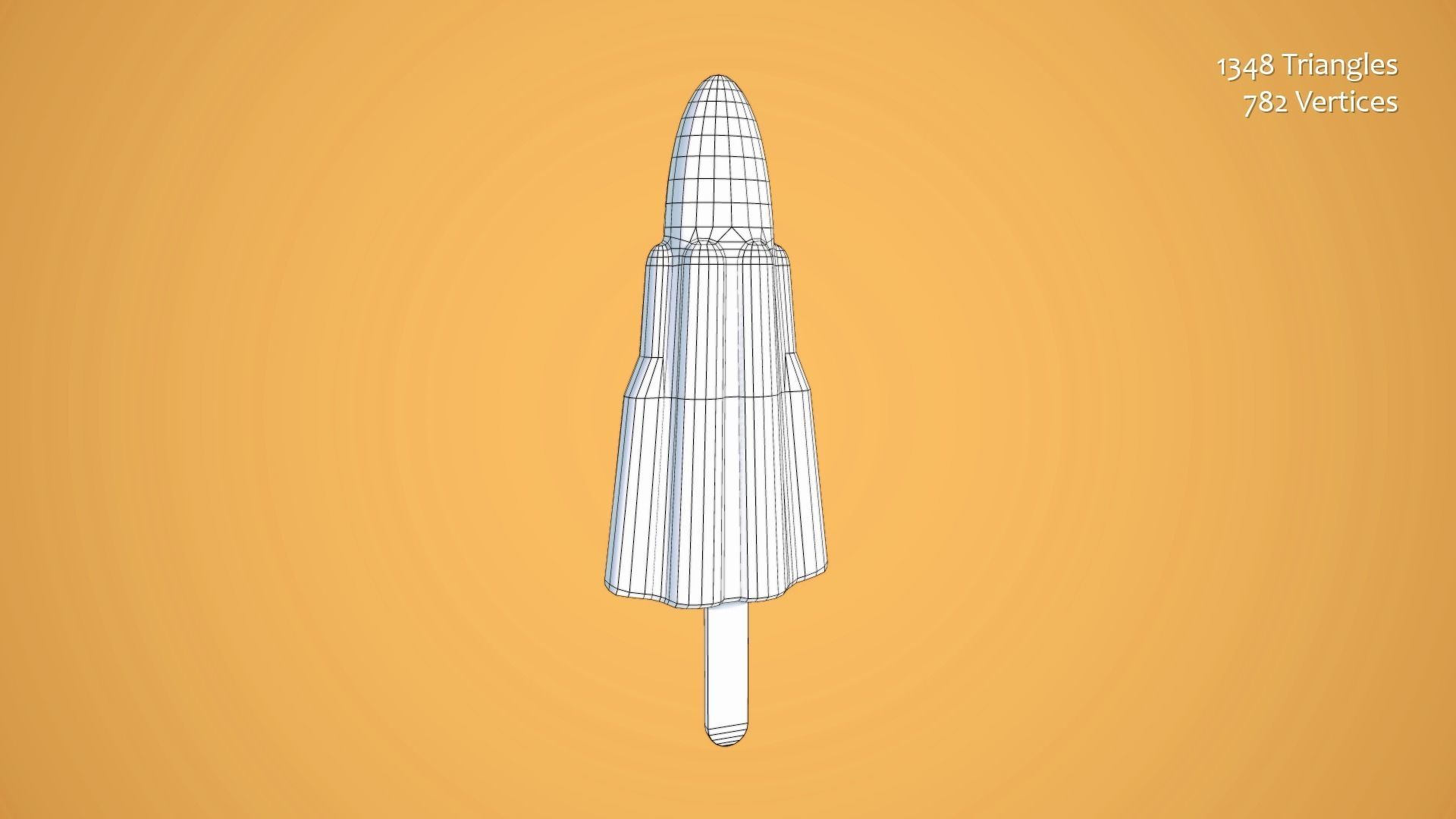 3D model Rocket Ice Lolly VR / AR / low-poly | CGTrader