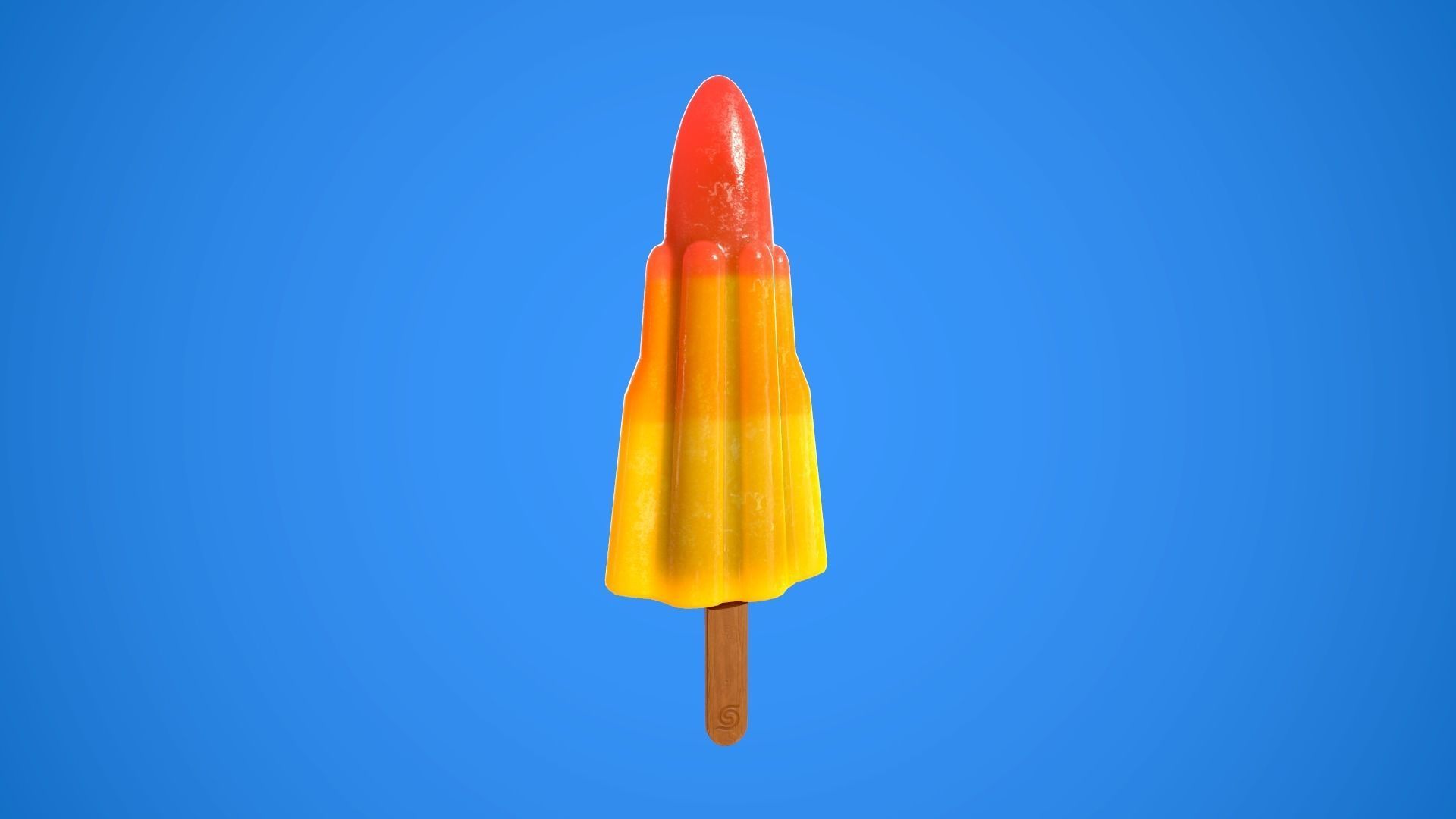 3D model Rocket Ice Lolly VR / AR / low-poly | CGTrader