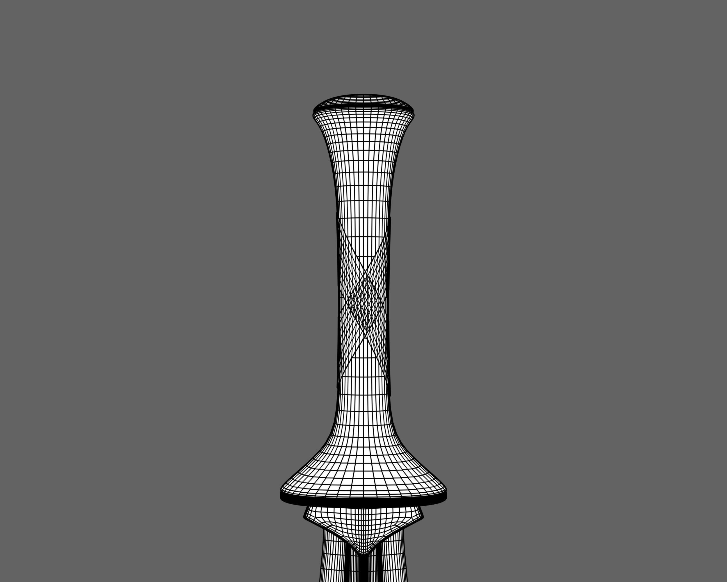 3D model Ancient Egyptian Sword VR / AR / low-poly | CGTrader