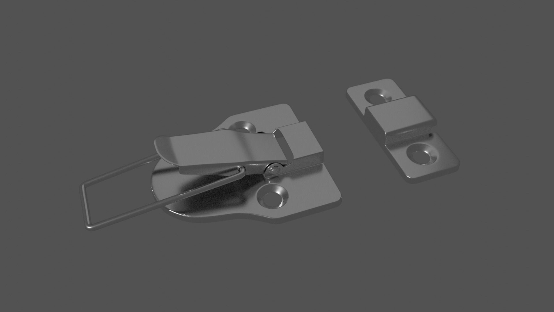 Chest Latch 3D model | CGTrader