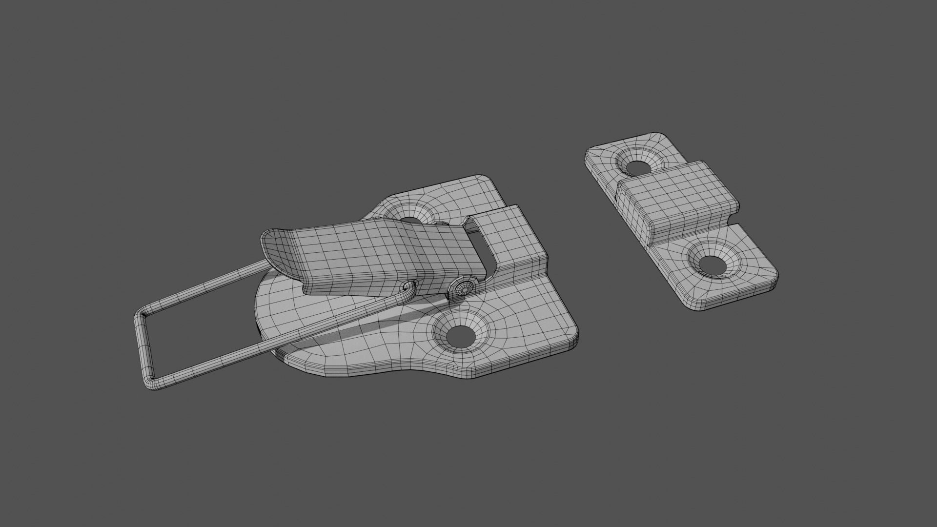 Chest Latch 3D model | CGTrader