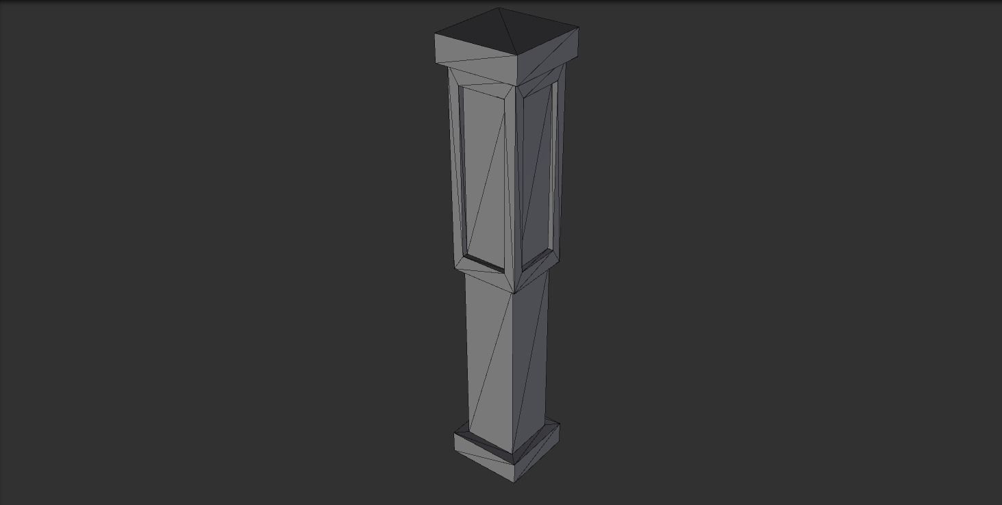 3D model Base model of an ancient column 01 VR / AR / low-poly | CGTrader