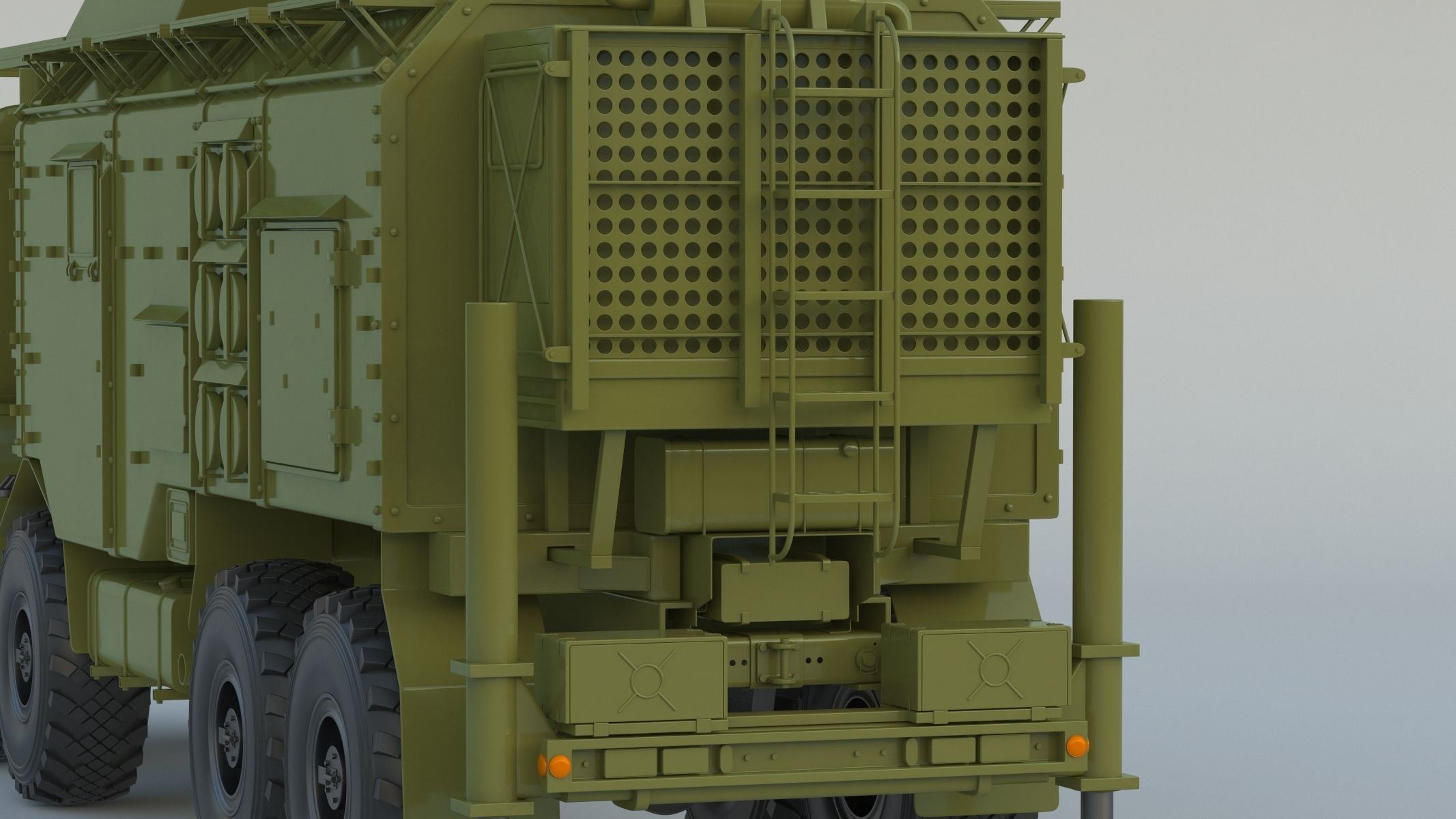 Krasukha Electronic Warfare System 3D model | CGTrader