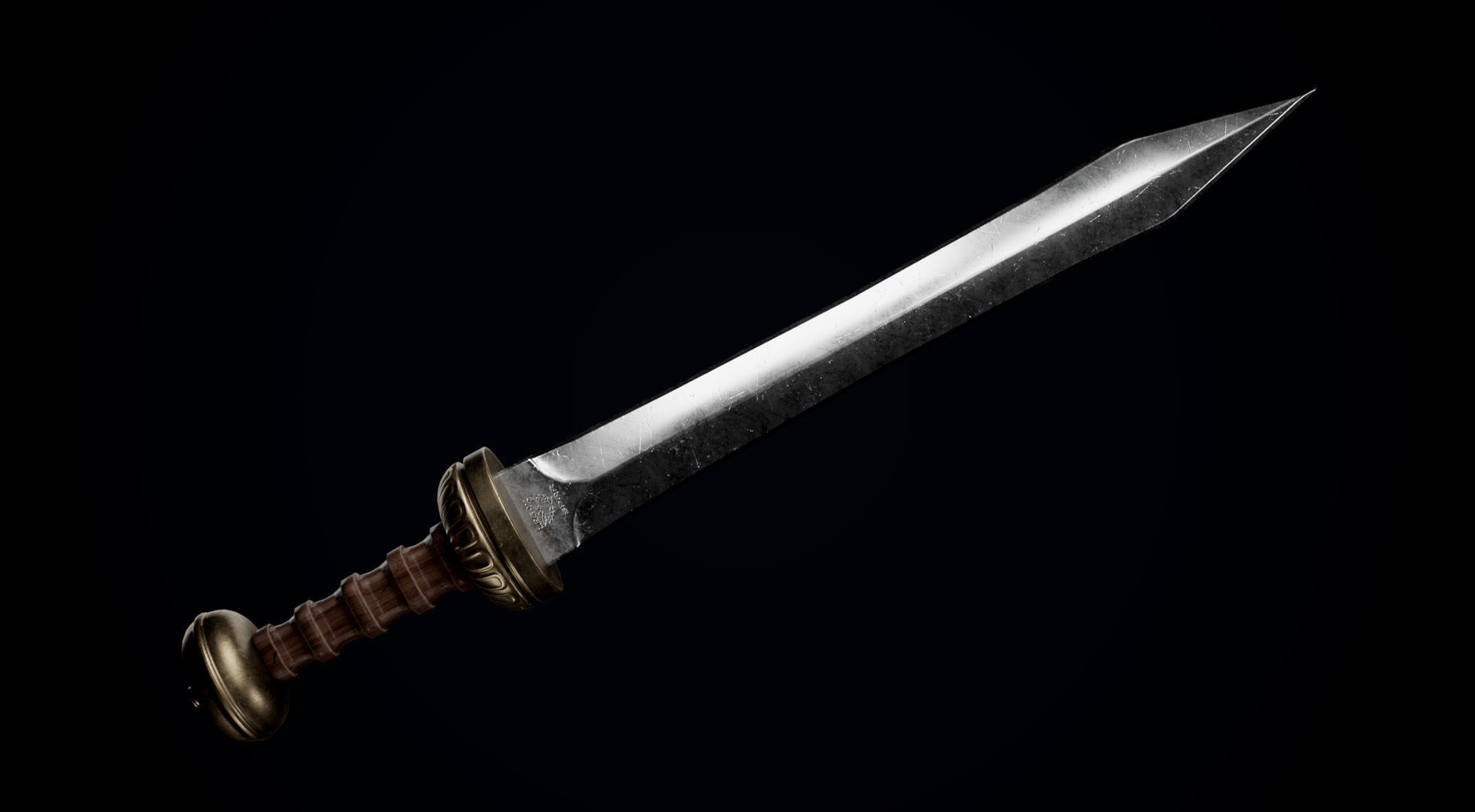 3D model Roman sword Gladius VR / AR / low-poly | CGTrader