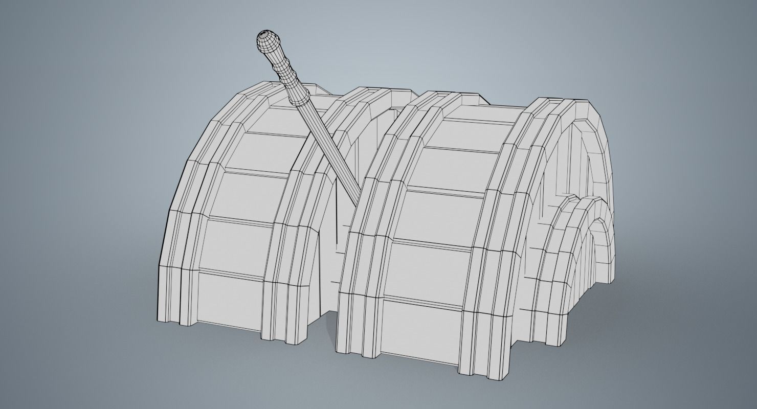 3D model Dungeon Lever VR / AR / low-poly | CGTrader