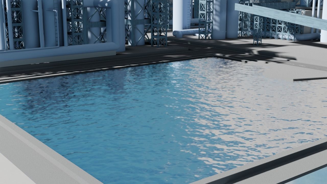 Mega Refinary 3D model 3D model | CGTrader