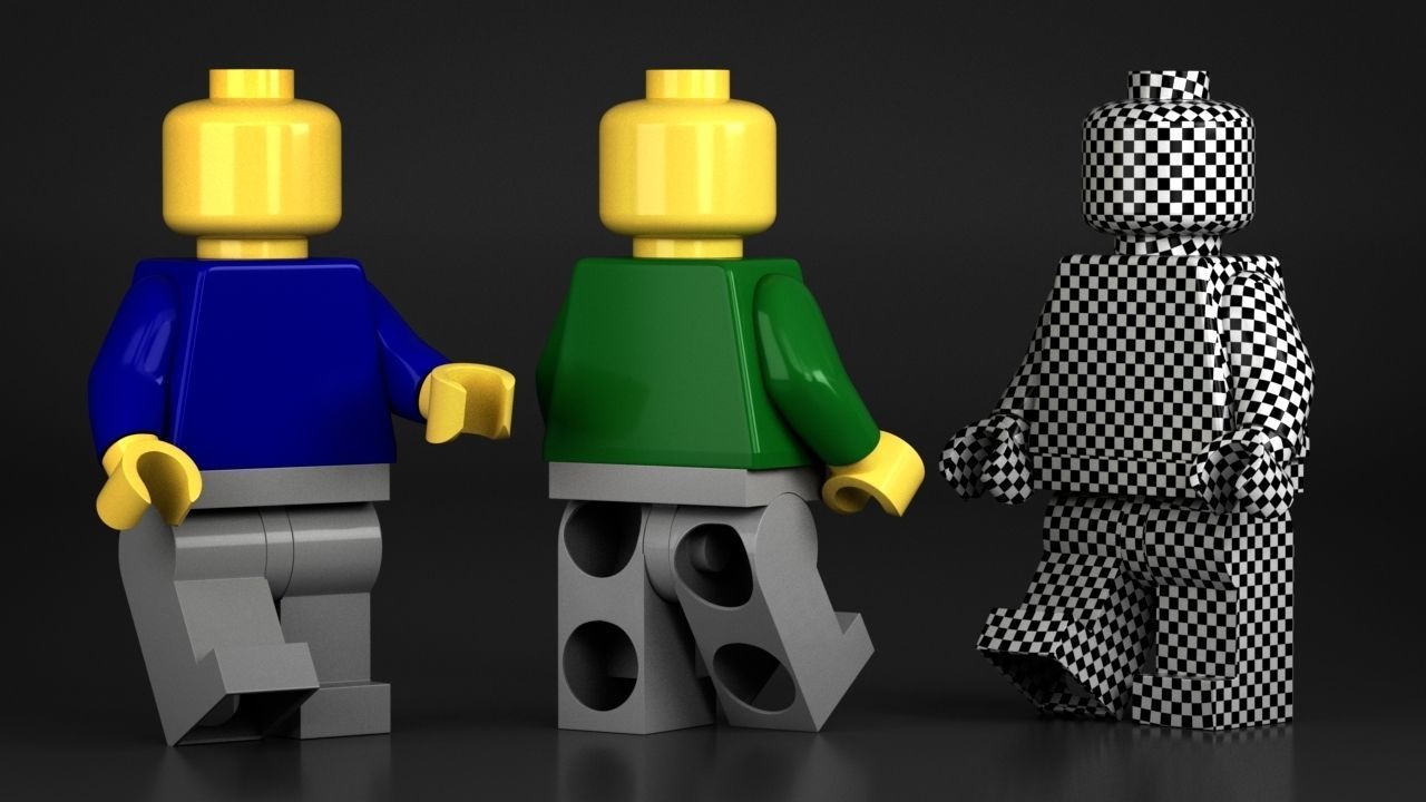 3D Lego figure | CGTrader