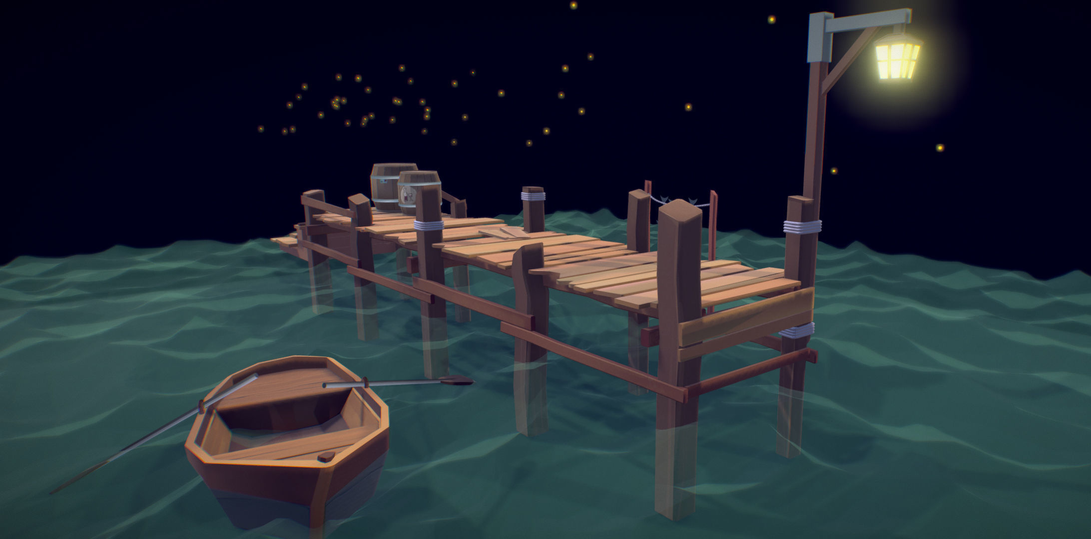3D model Pier Low-poly 3D model VR / AR / low-poly | CGTrader