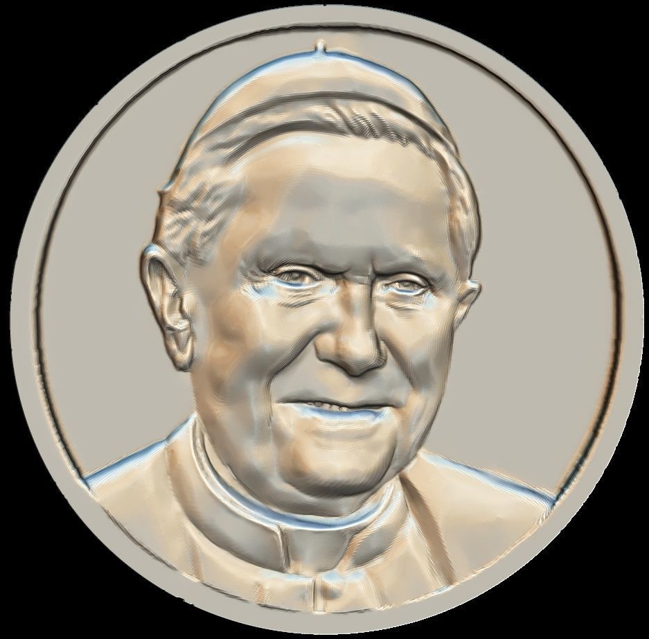 Joseph Ratzinger Pope vatican portrait 3D model 3D printable | CGTrader