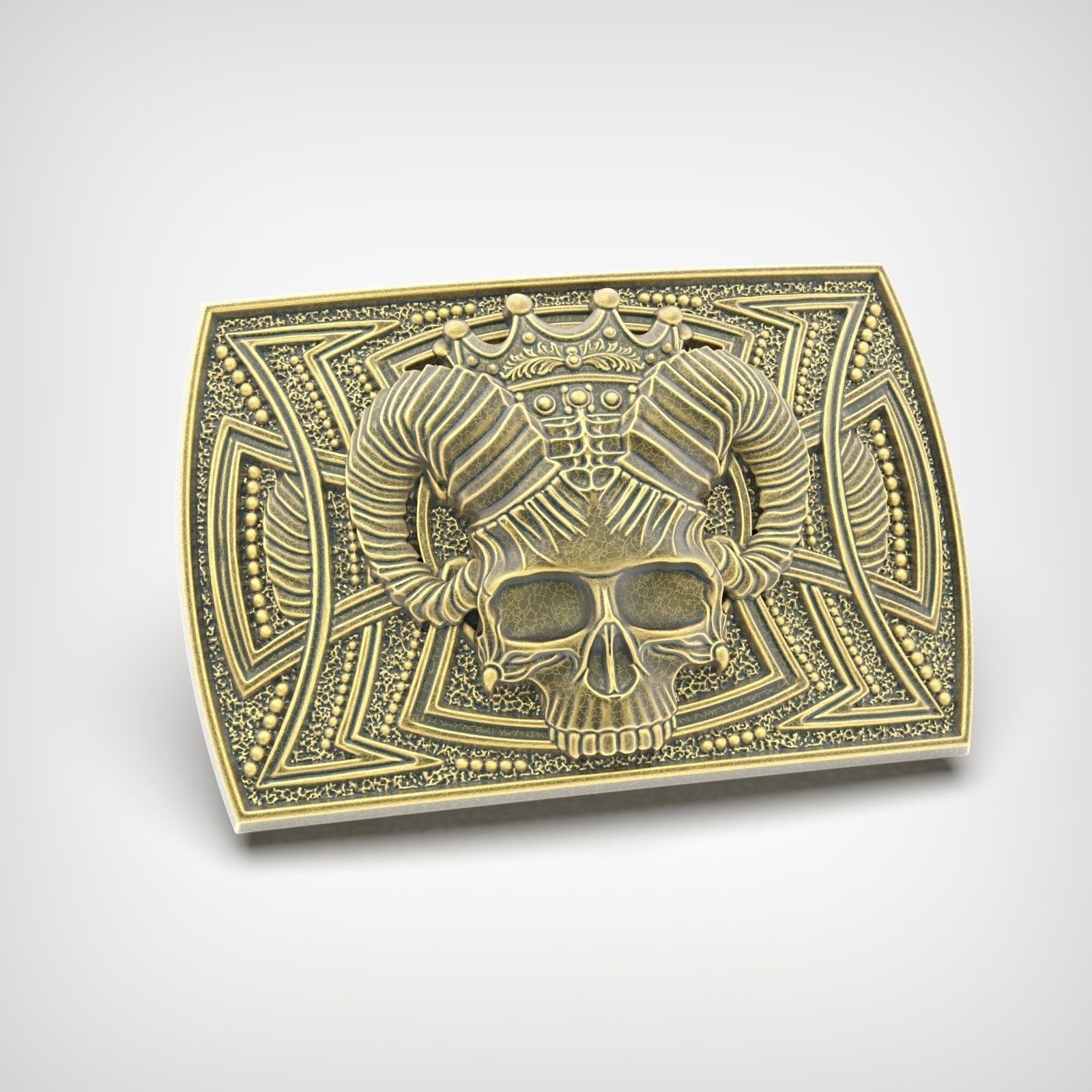 Buckle 001 3D model 3D printable | CGTrader