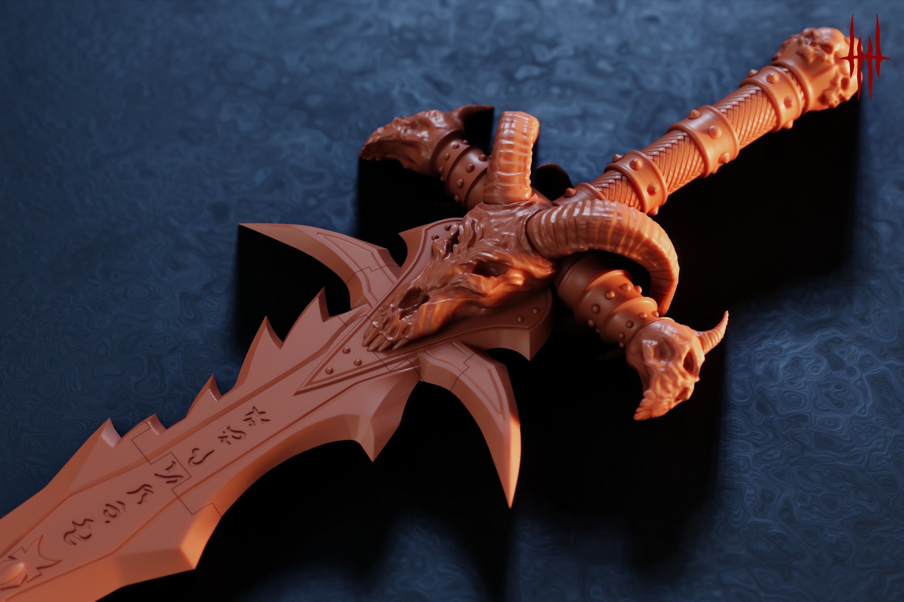 Frostmourne - Arthas the Lich King Sword from World of Warcraft 3D ...