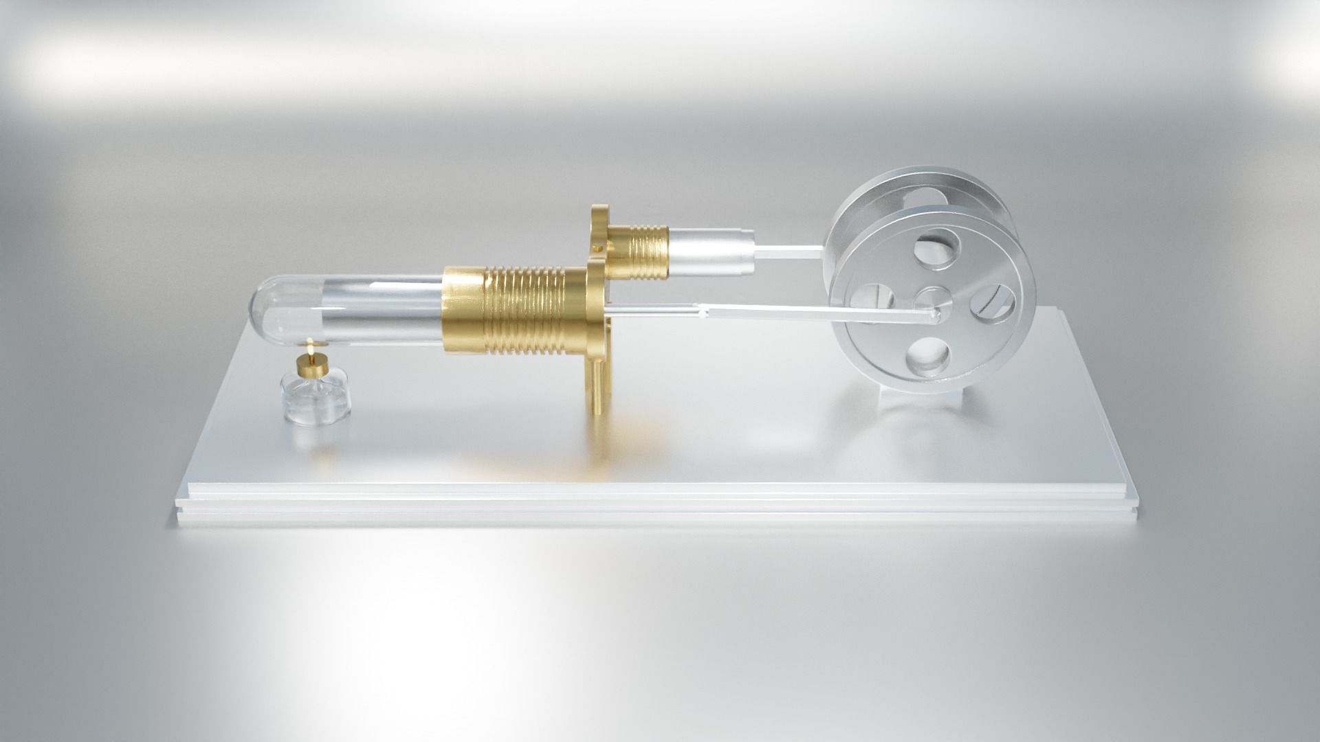 stirling engine 3D model | CGTrader