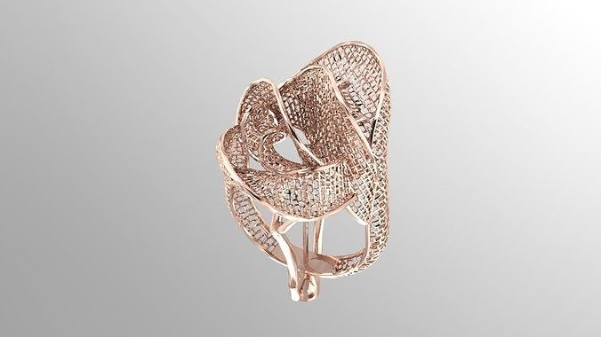 filigree ring 3D model | CGTrader