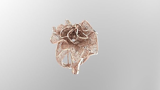 filigree ring 3D model | CGTrader