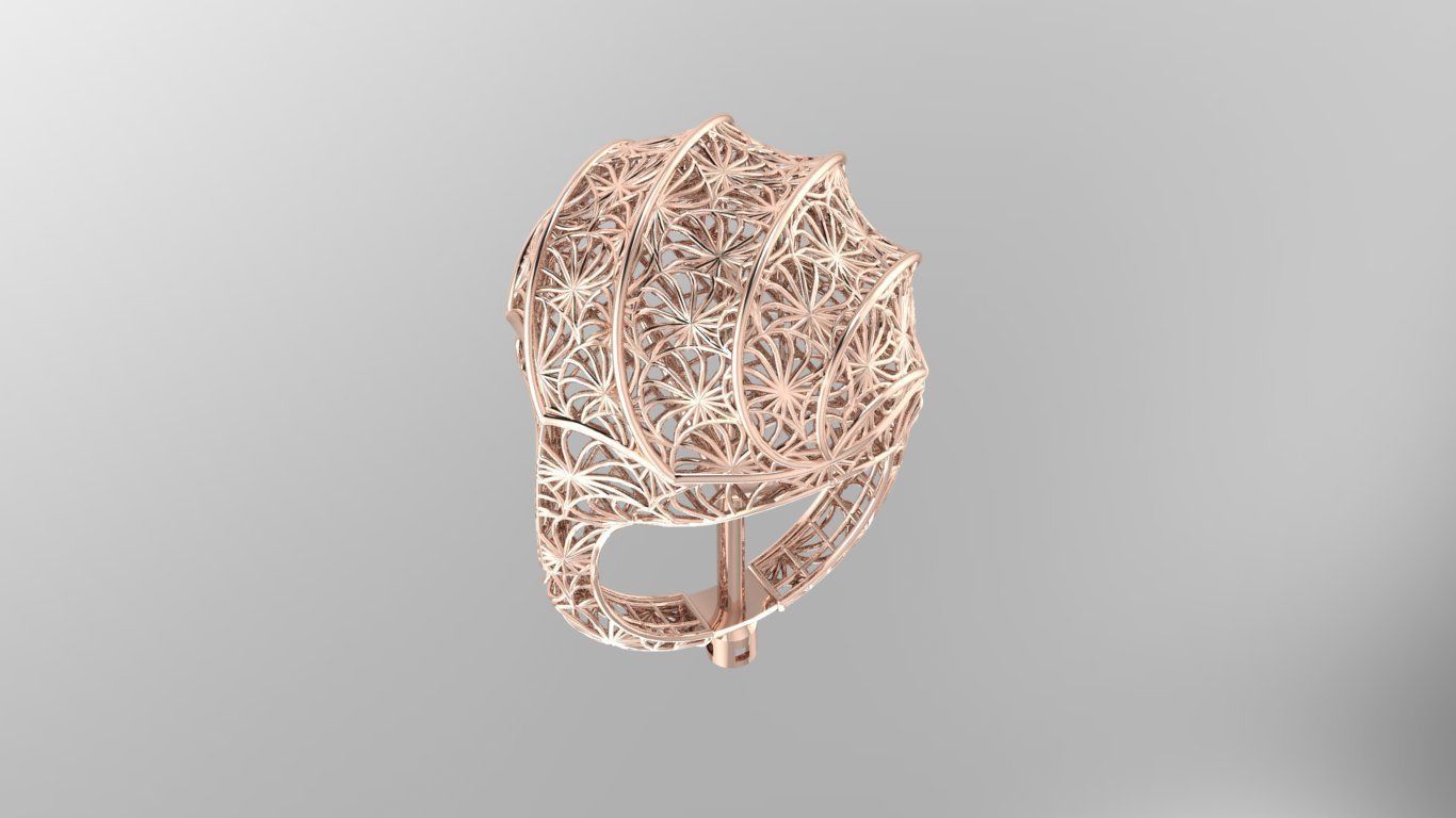 filigree ring 3D model | CGTrader