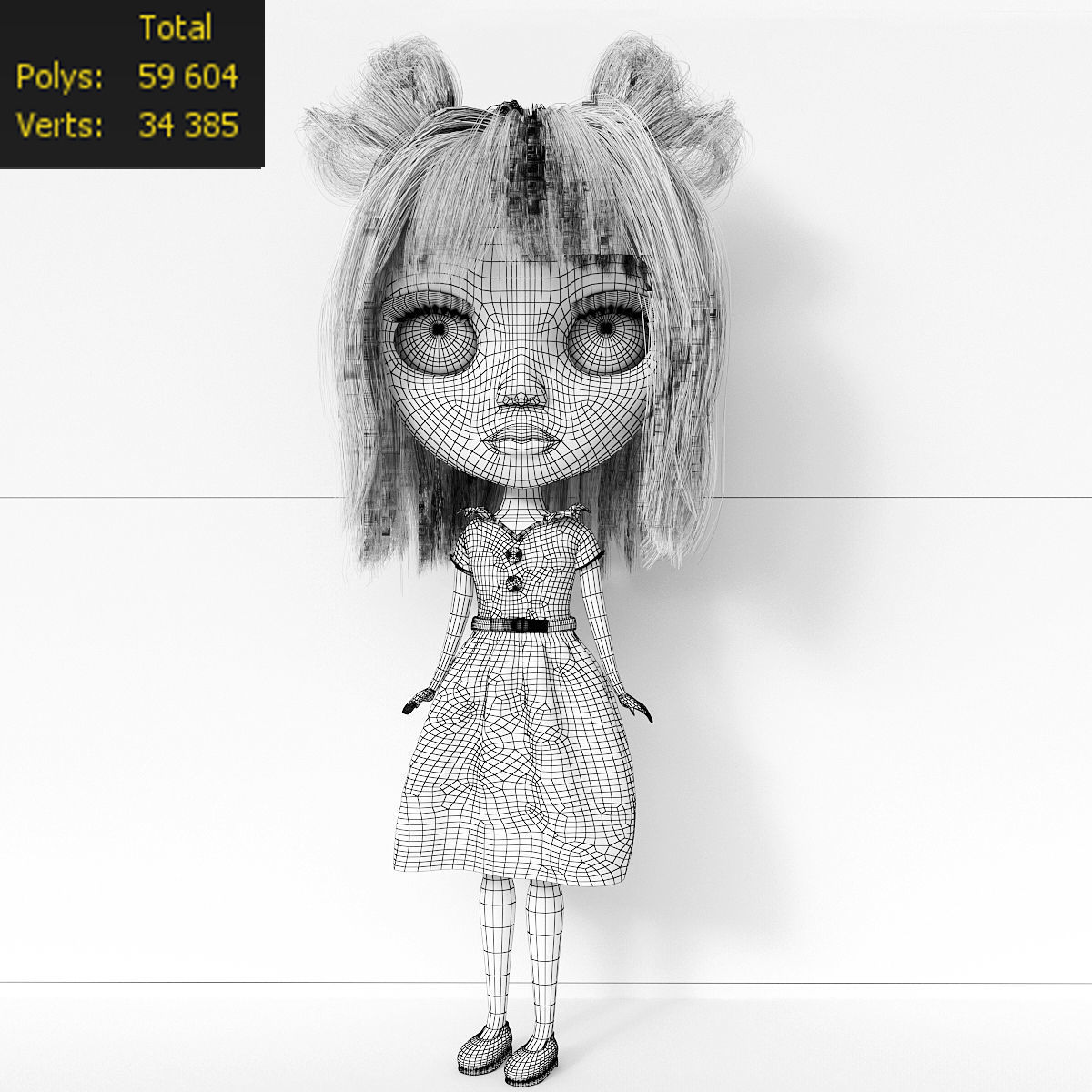3D model Blythe Dolls Set VR / AR / low-poly | CGTrader