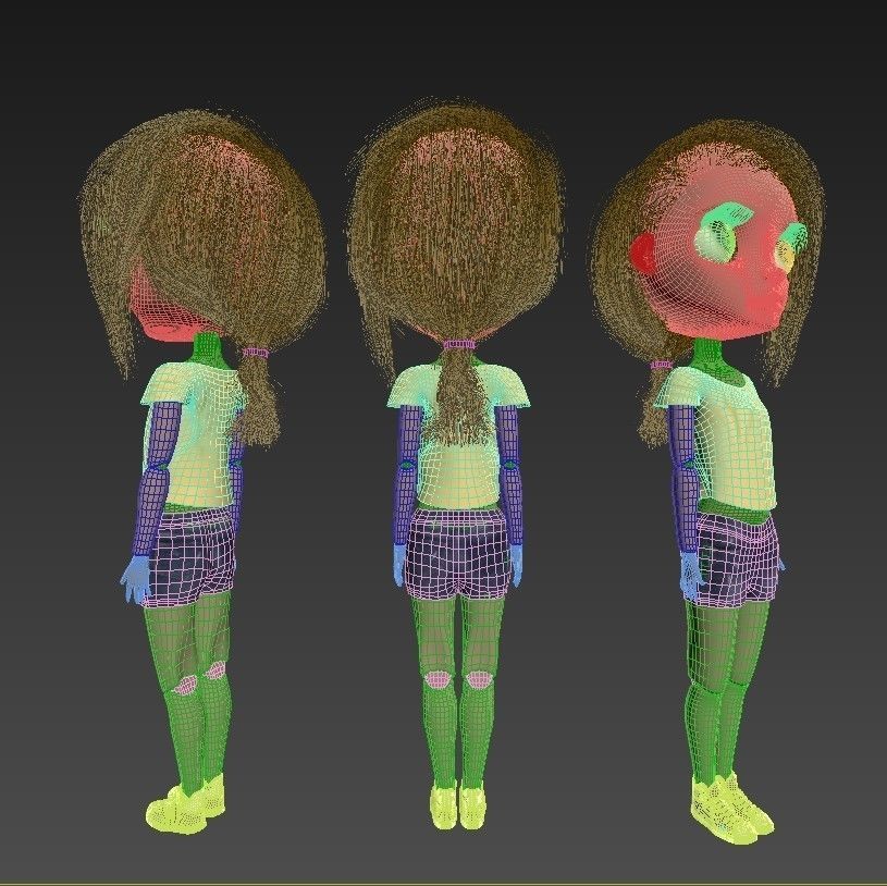 3D model Blythe Dolls Set VR / AR / low-poly | CGTrader