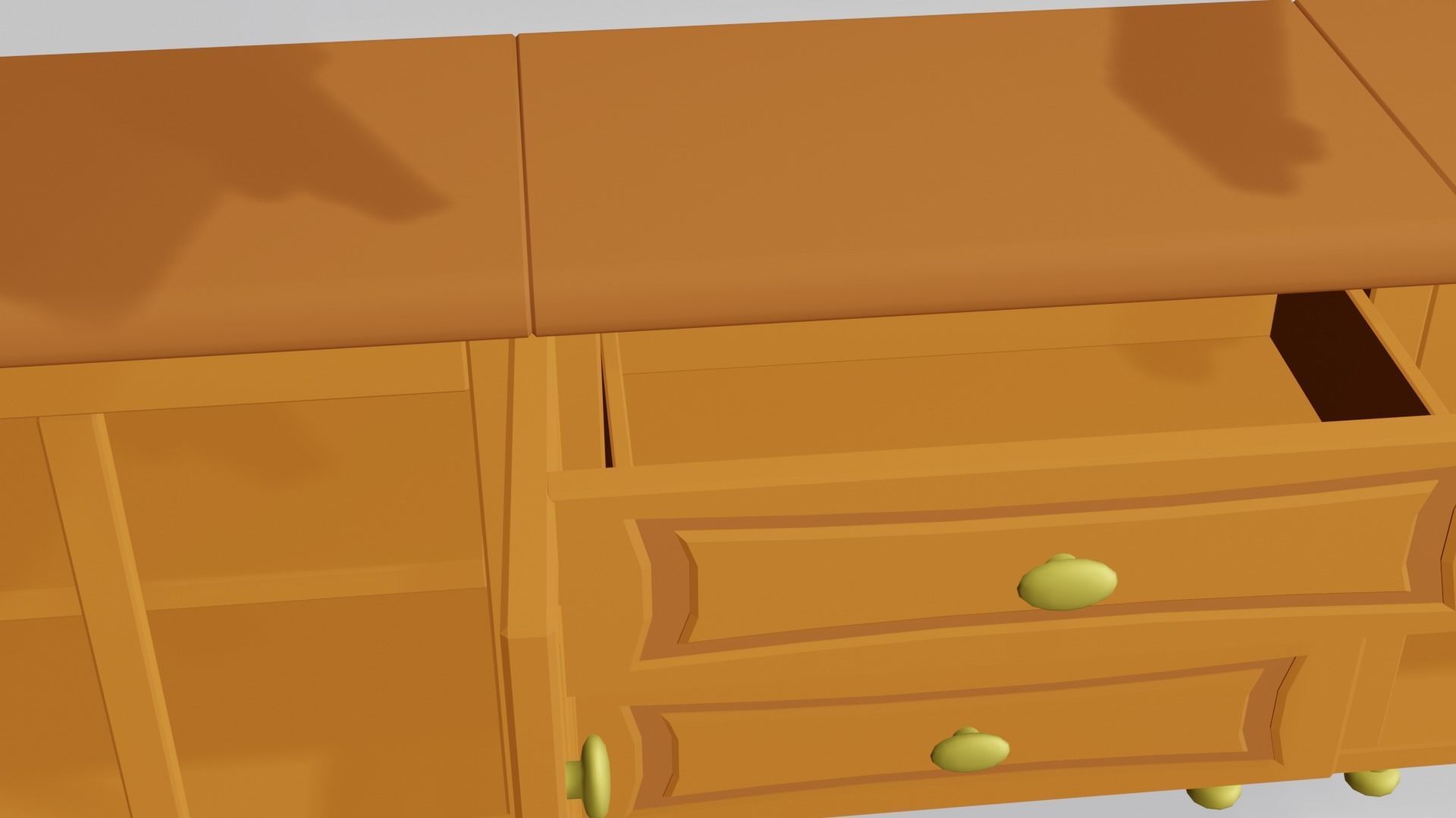 3D model Cartoon modular kitchen 2 VR / AR / low-poly | CGTrader