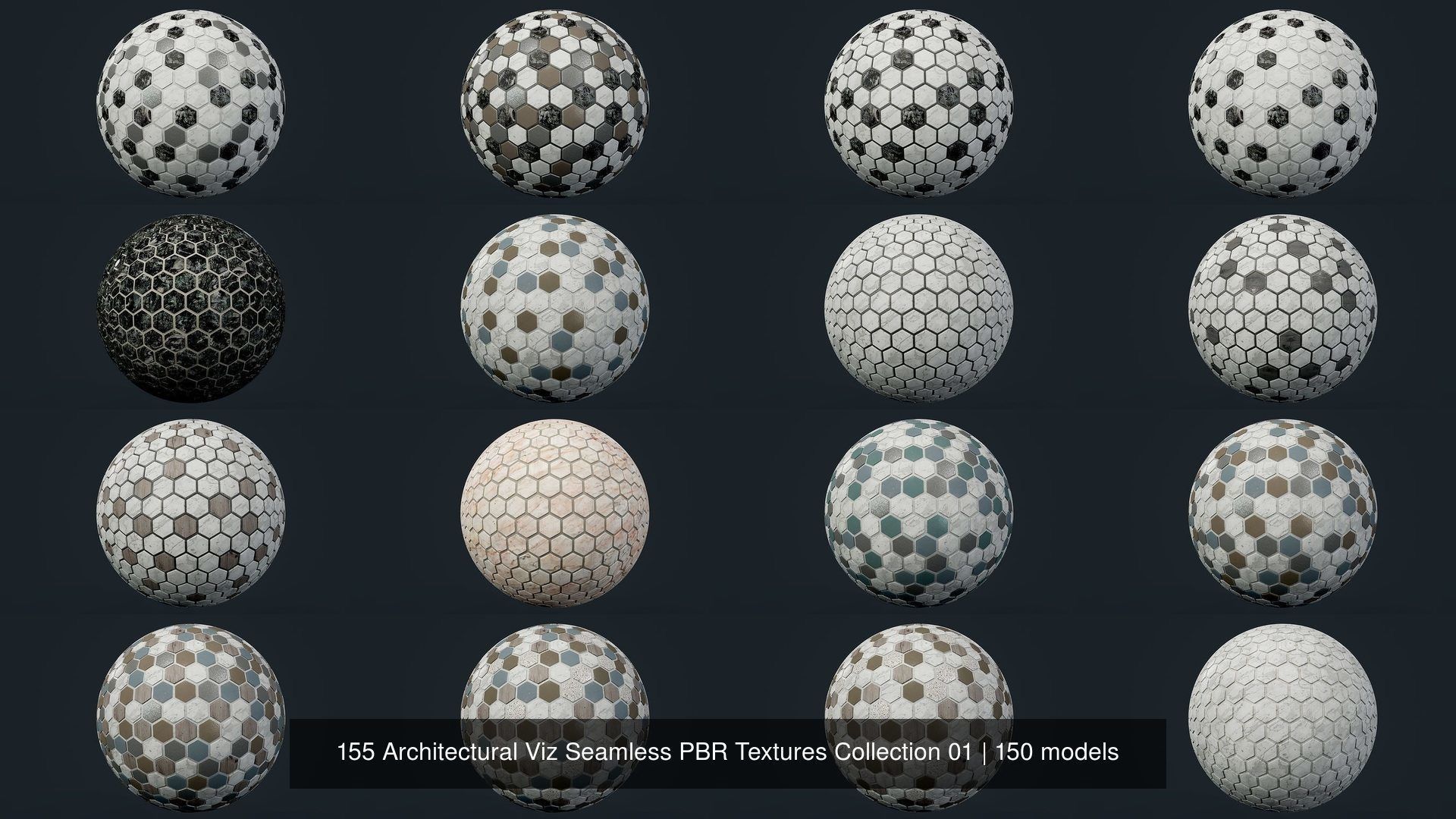 150 Architectural Viz Seamless PBR Textures Collection 01 | CGTrader
