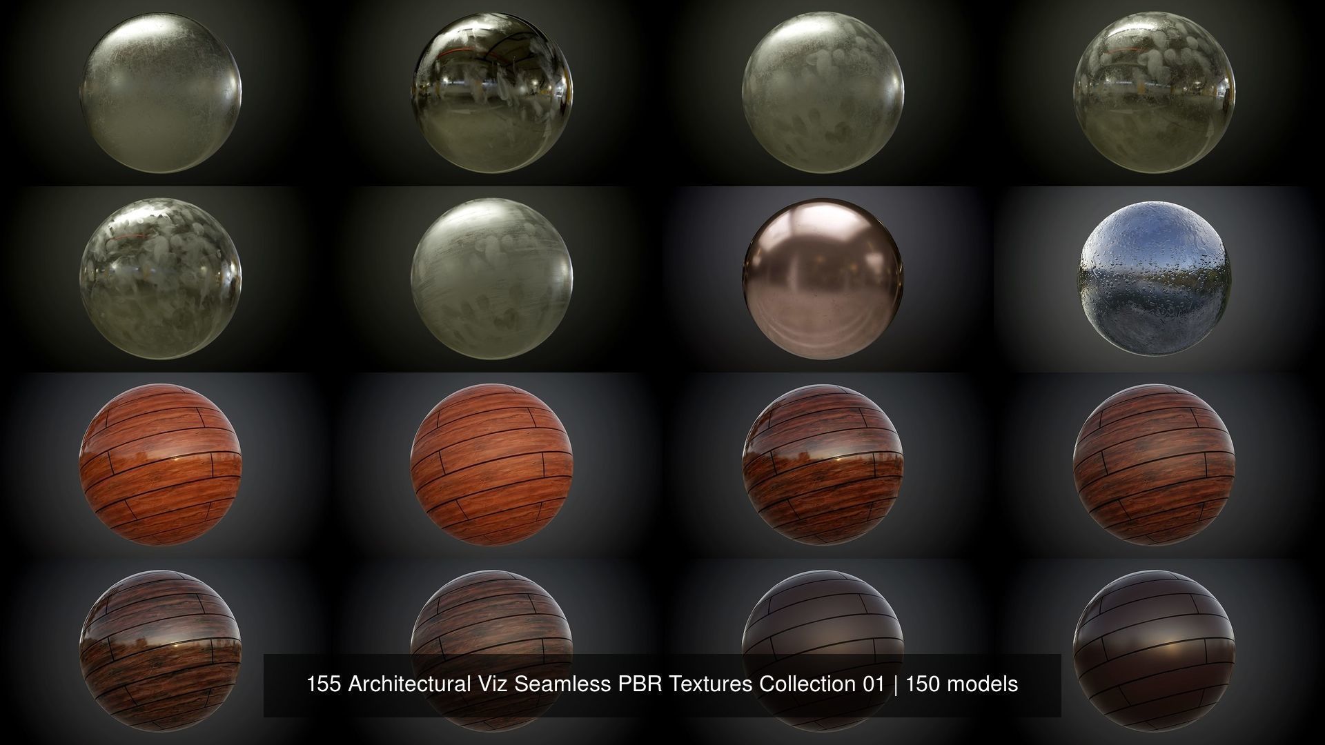 150 Architectural Viz Seamless PBR Textures Collection 01 | CGTrader