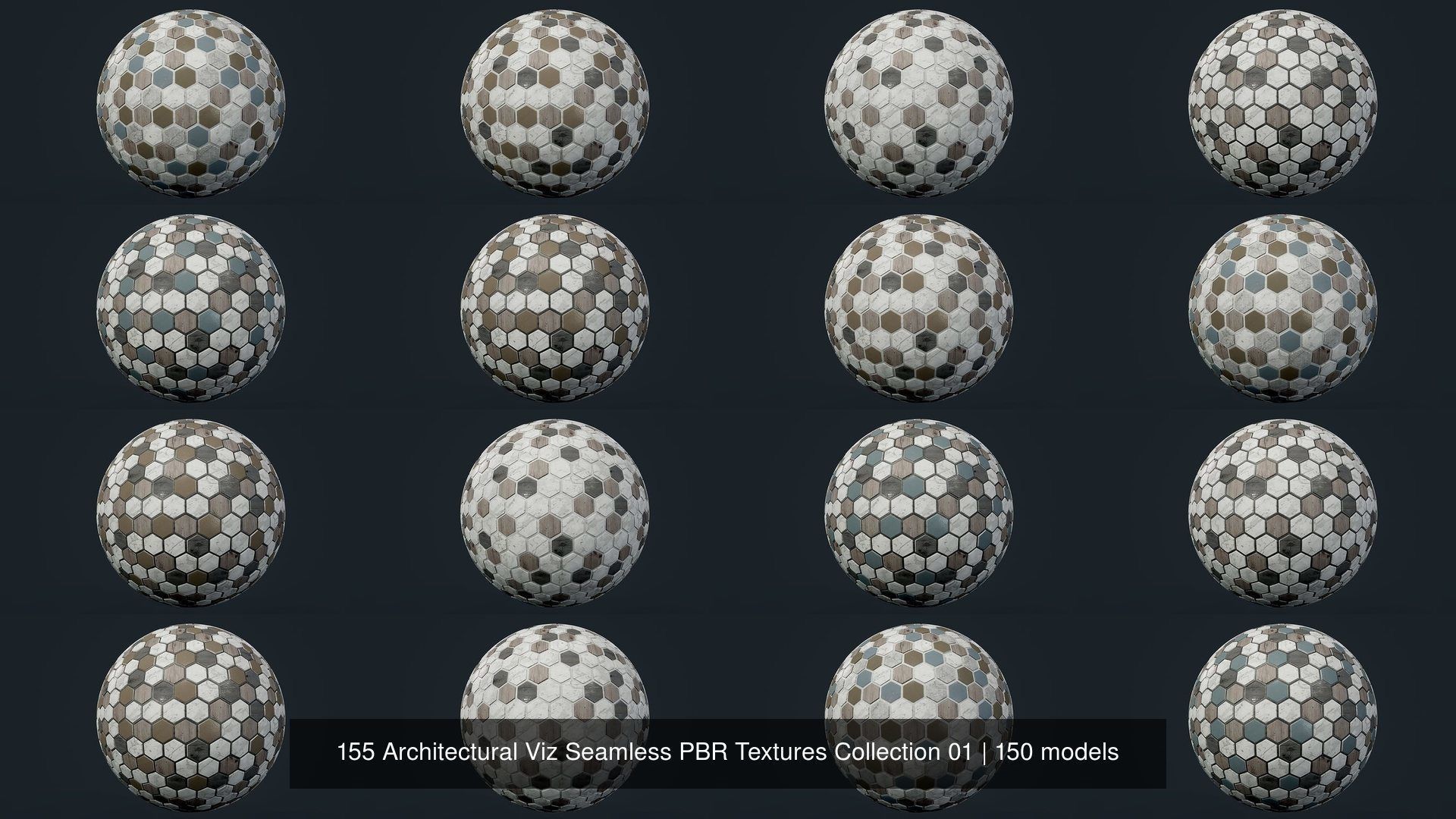 150 Architectural Viz Seamless PBR Textures Collection 01 | CGTrader
