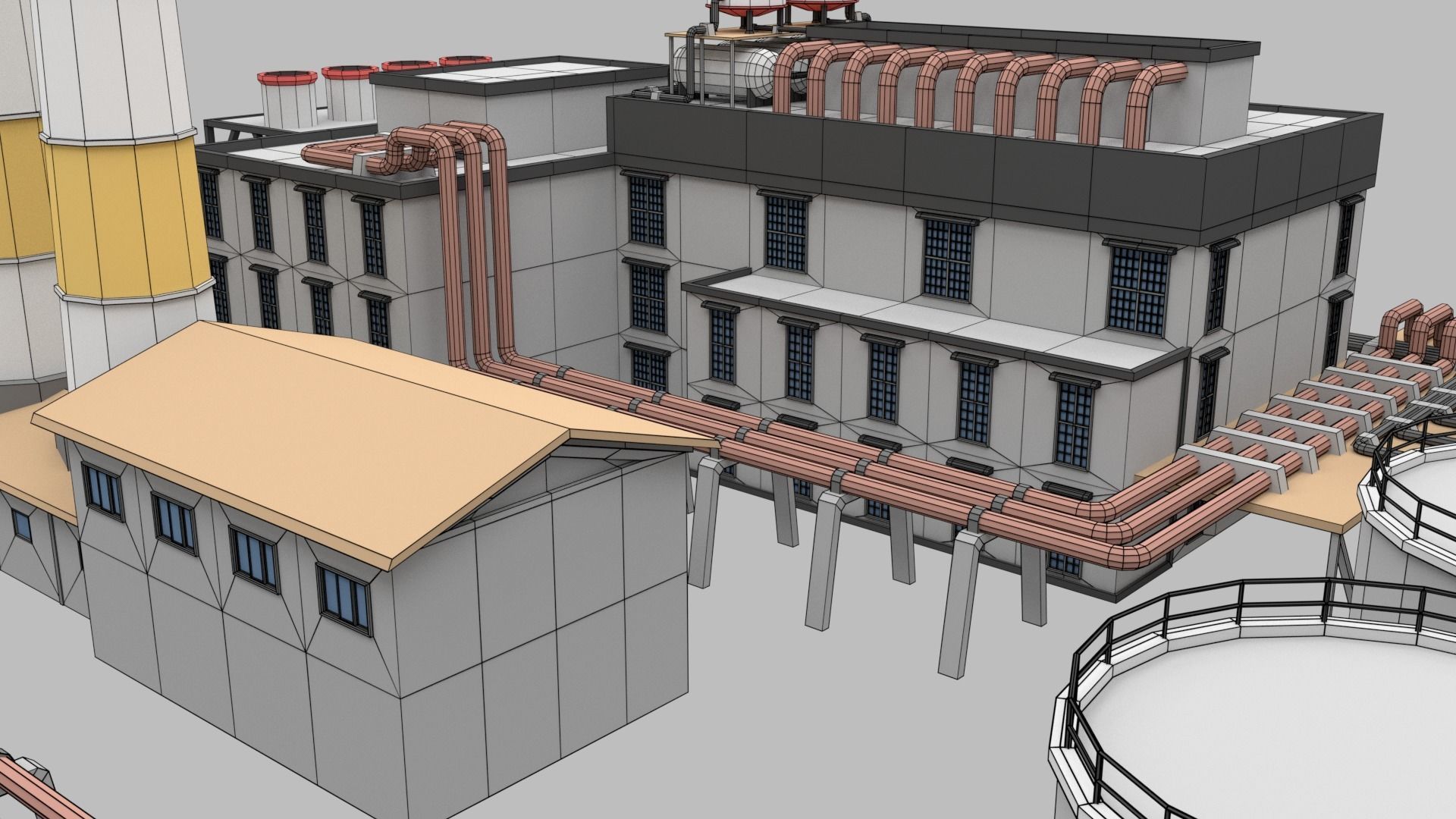 3D model Powerplant power plant VR / AR / low-poly | CGTrader