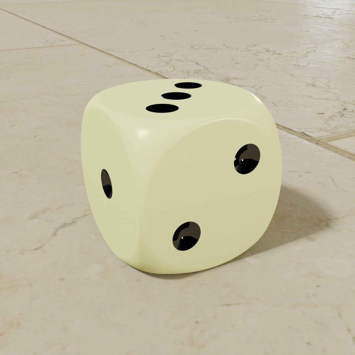 3D Dice Collection - Standard Die 3D model 3D printable | CGTrader