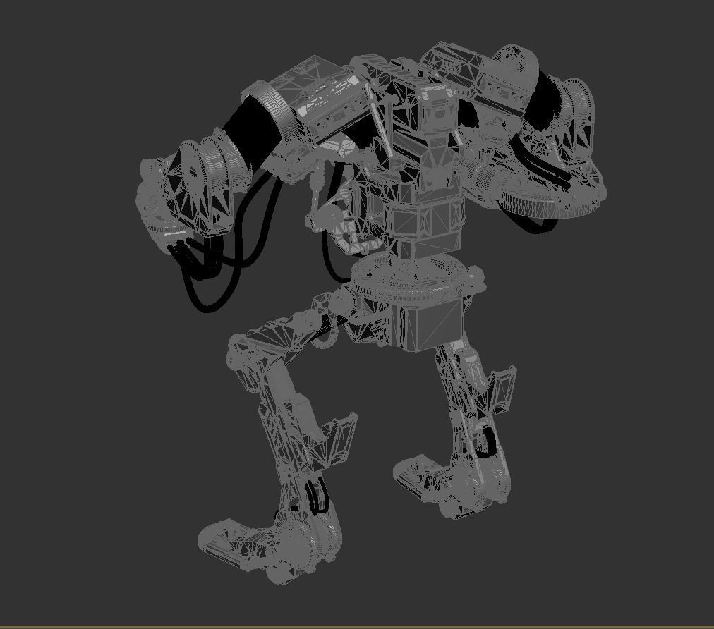 Mech Hard 3D model | CGTrader
