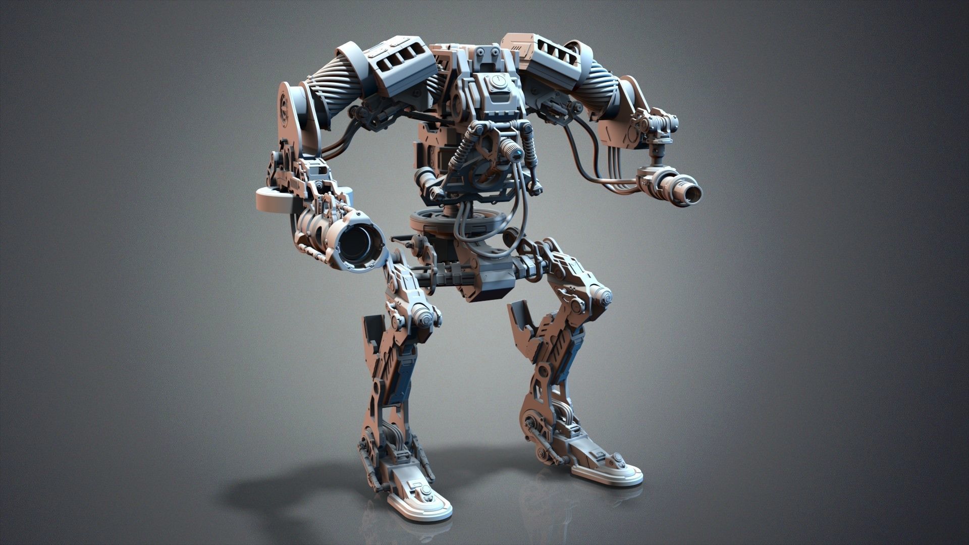 Mech Hard 3D model | CGTrader
