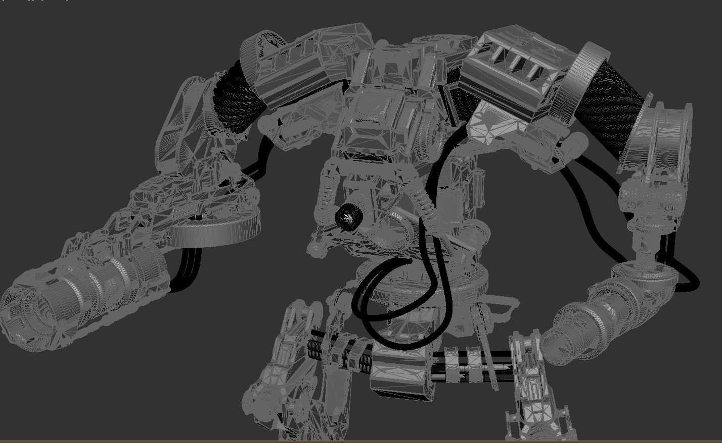 Mech Hard 3D model | CGTrader