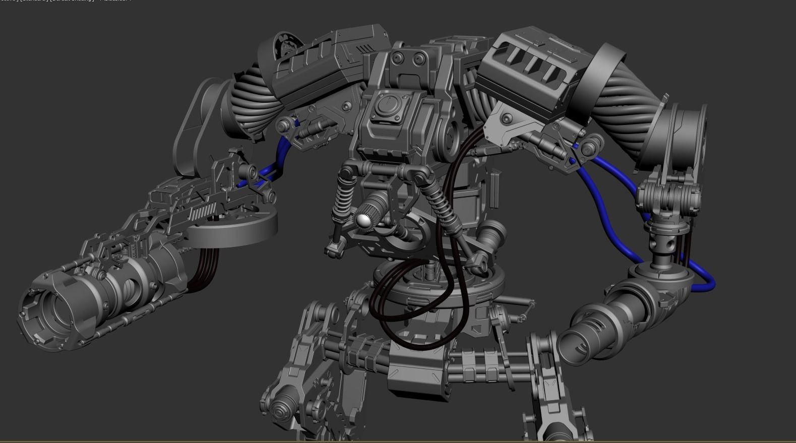 Mech Hard 3D model | CGTrader