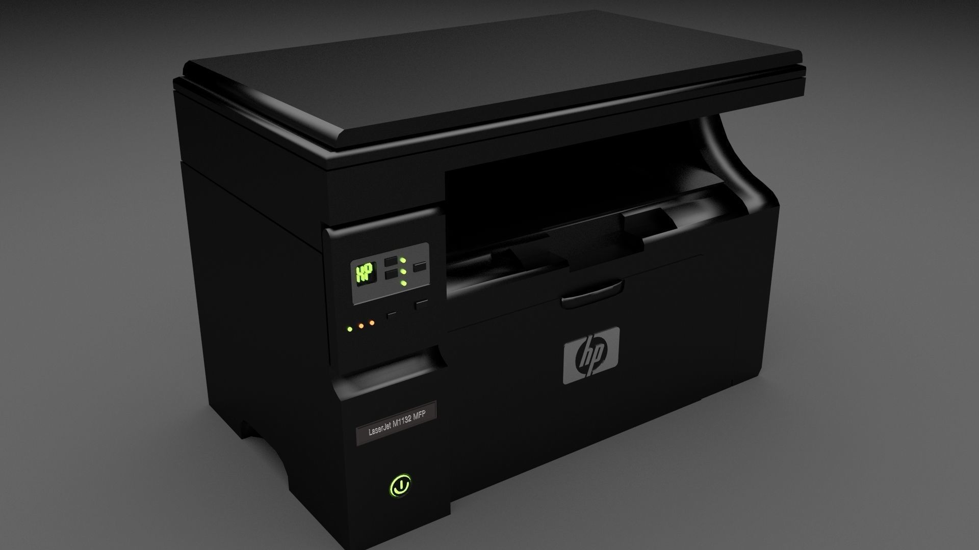 HP LaserJet Pro M1132 MFP free 3D model | CGTrader