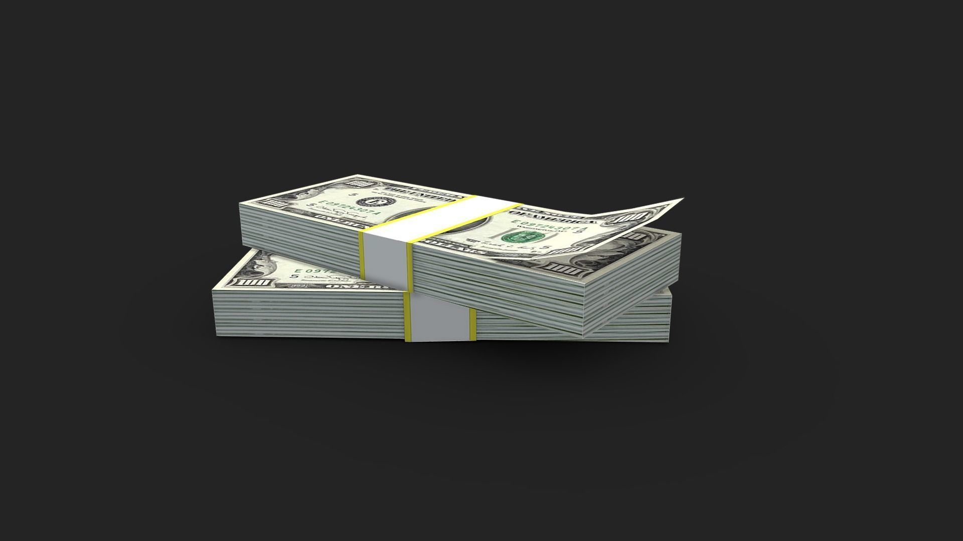 3D model Lowpoly Money pack VR / AR / low-poly | CGTrader